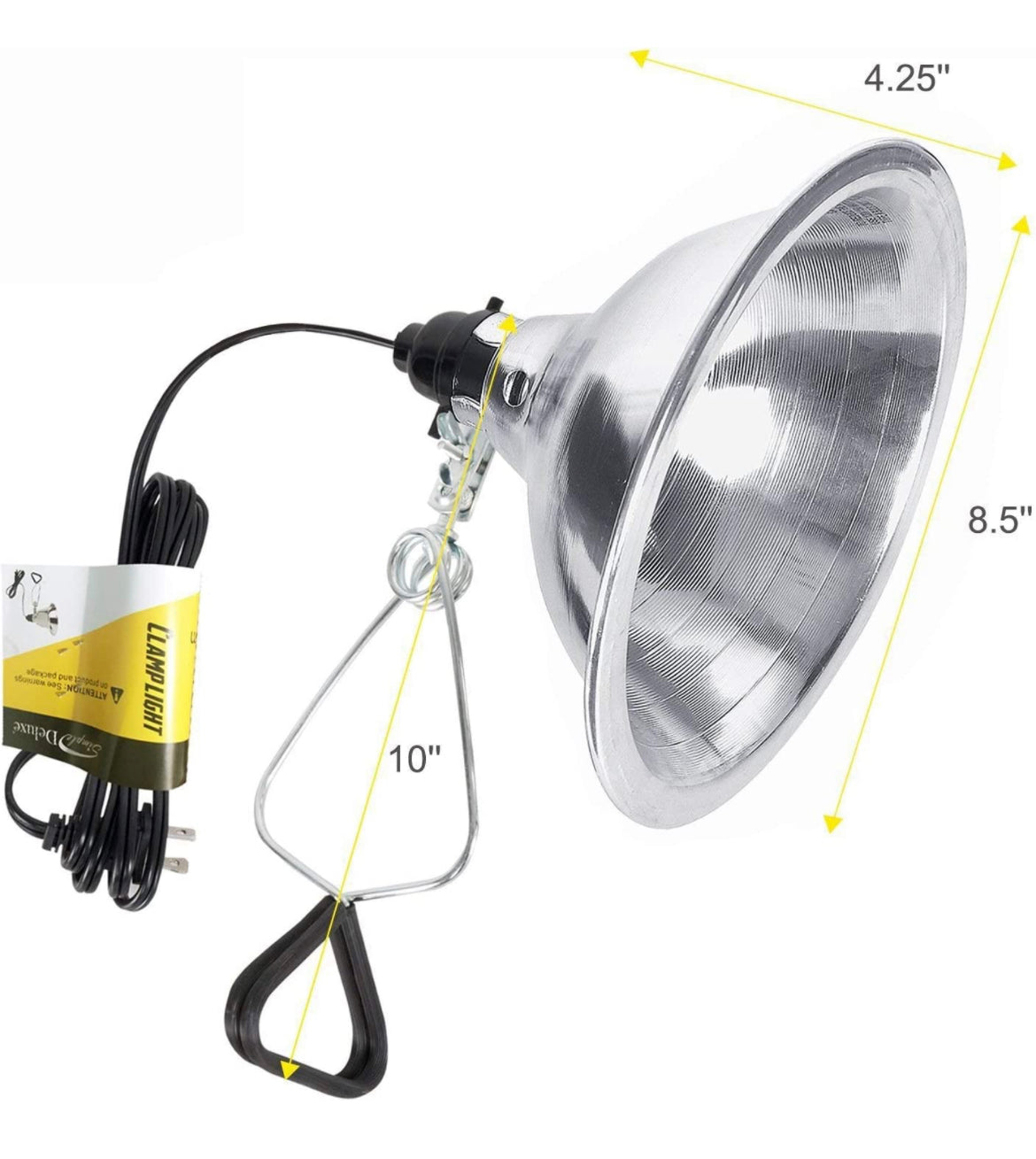 100w/150w Heat lamp with clamp (No bulb included) — Horizon Animal Care